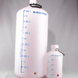 Plastic Carboy Series 350 HDPE with Blue Graduations Complete with ...